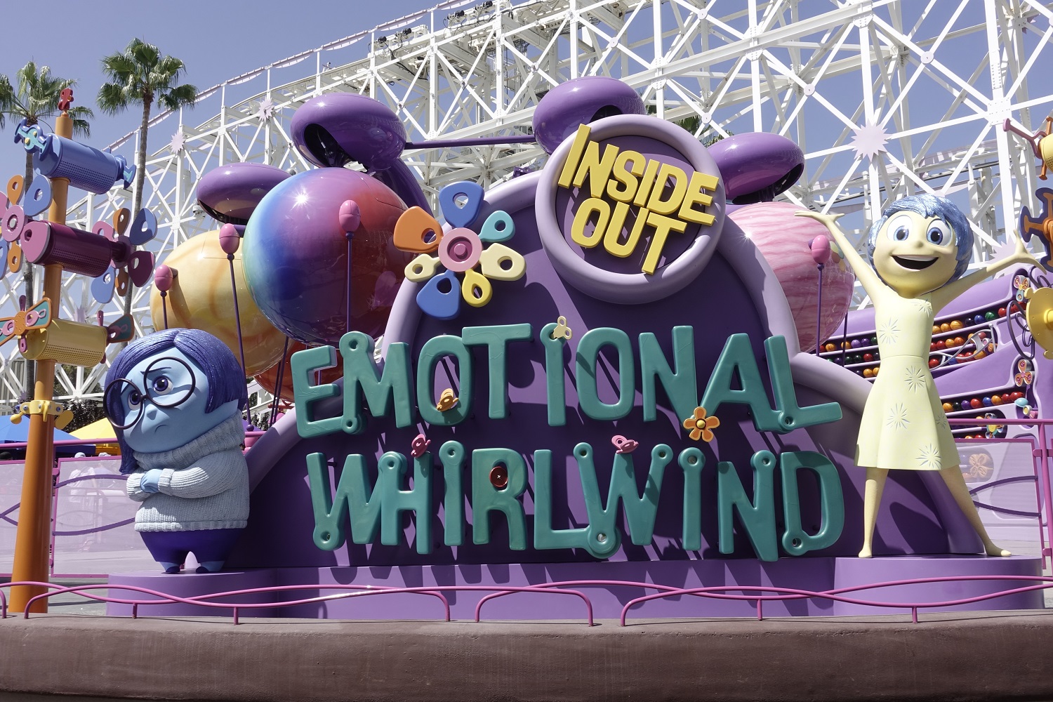 Inside Out Emotional Whirlwind | Disney California Adventure